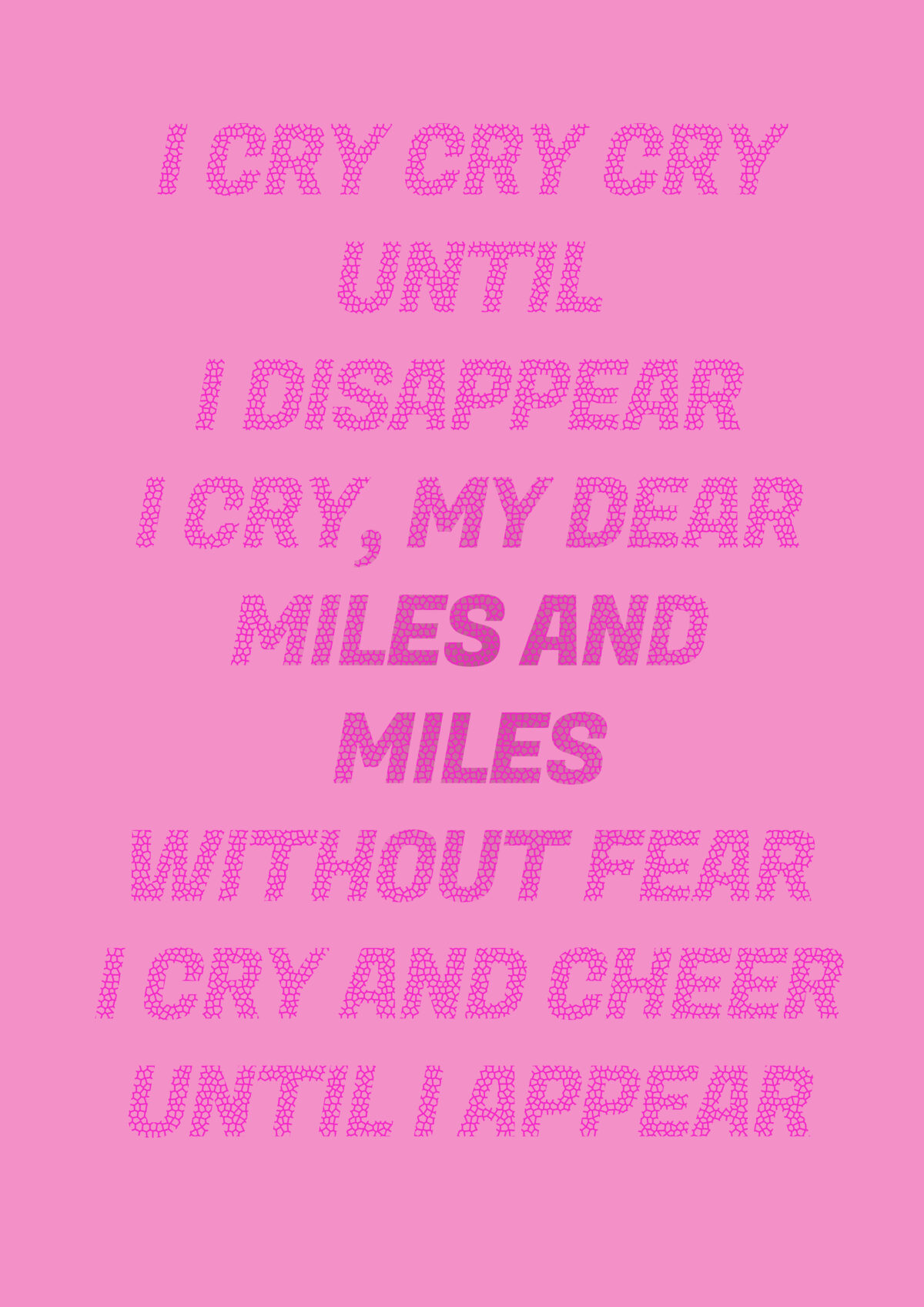 INSTRUCTIONS ON HOW TO CRY – Crying Institute